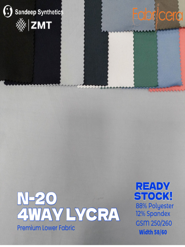Premium Lower Fabric Specifications | PDF