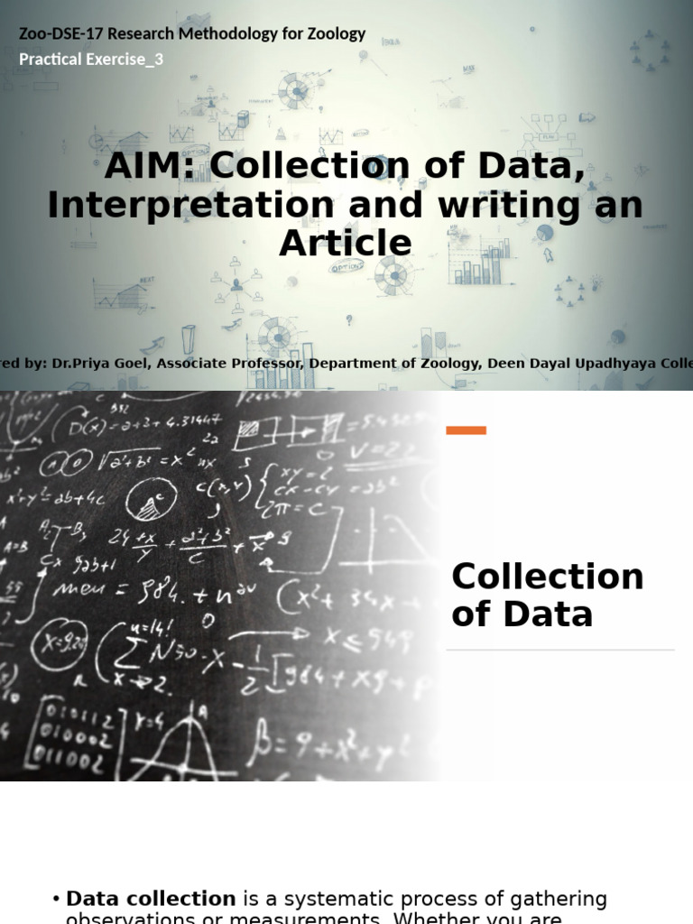 PRAC - 3 - Collection of Data, Interpretation and Writing An Article | PDF | Data | Dna Profiling