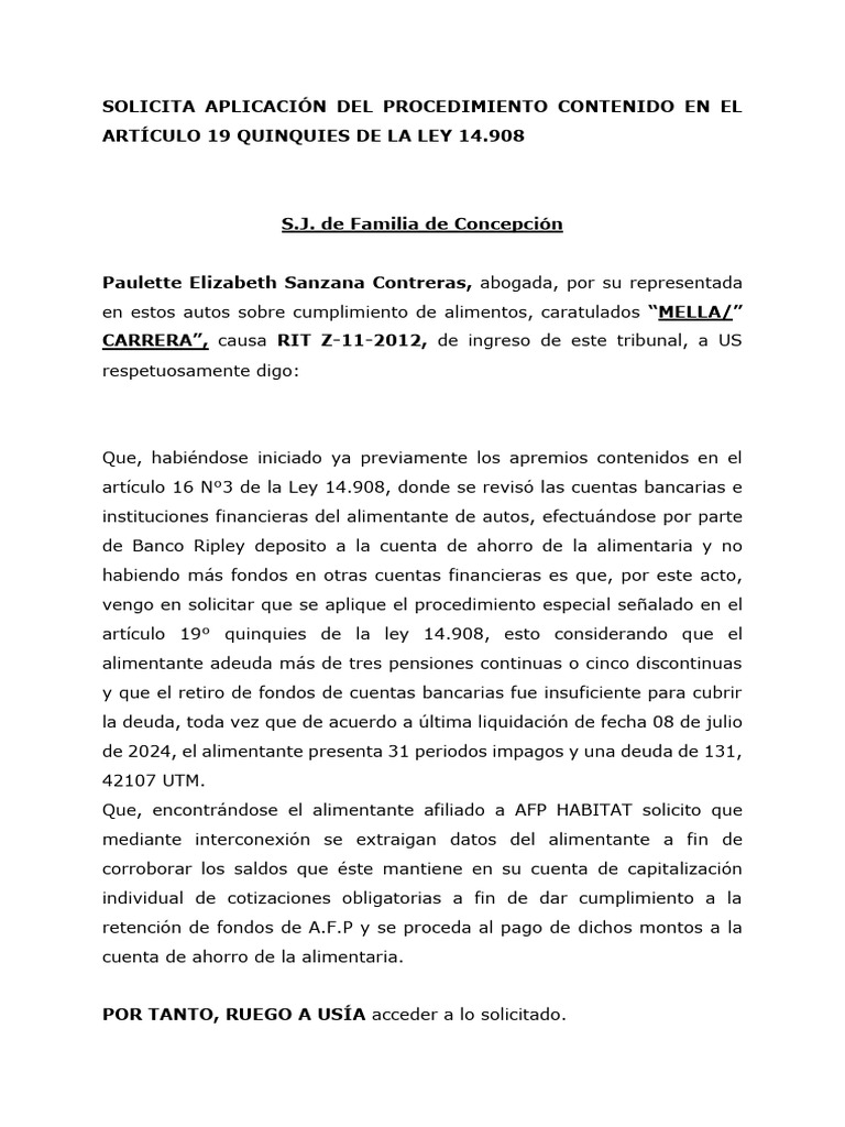 Solicitud Afp | PDF