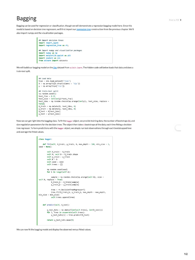 Bagging Construction | PDF