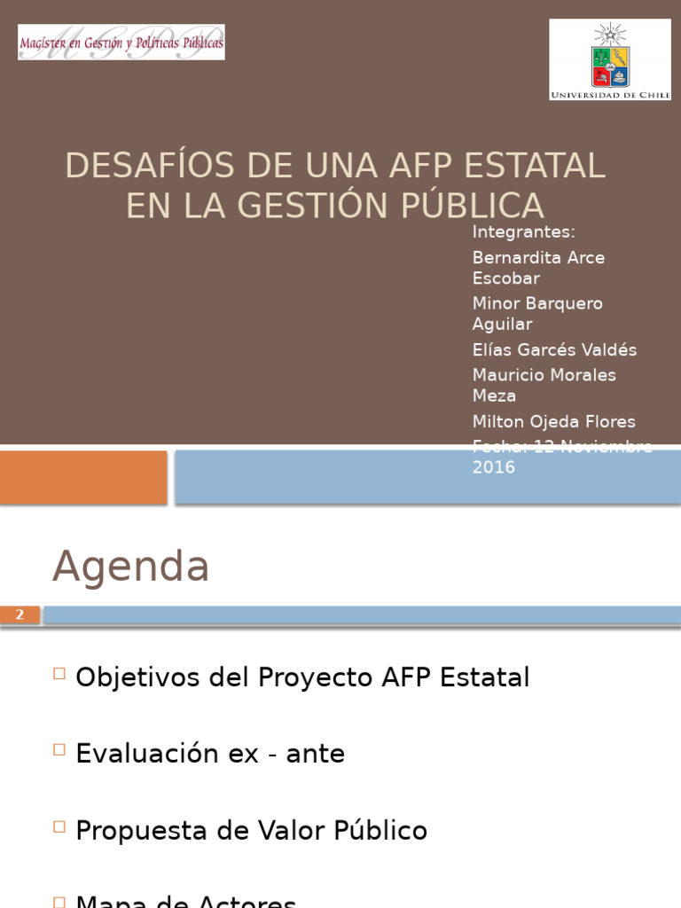 Presentacion - Final - Grupo AFP Pública | PDF | Pensión | Economias