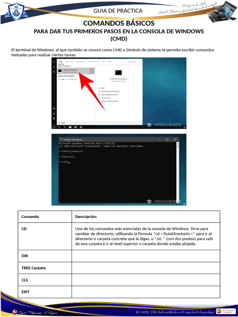 Comandos y Unidades en Windows CMD | PDF | Poco | Byte