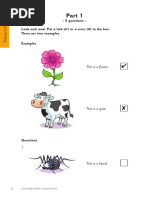 Yle Starters Sample Papers Vol 1 | PDF