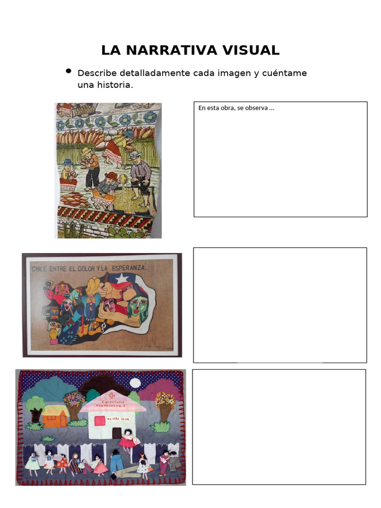 Narrativa Visual: Contando Historias con Imágenes | PDF