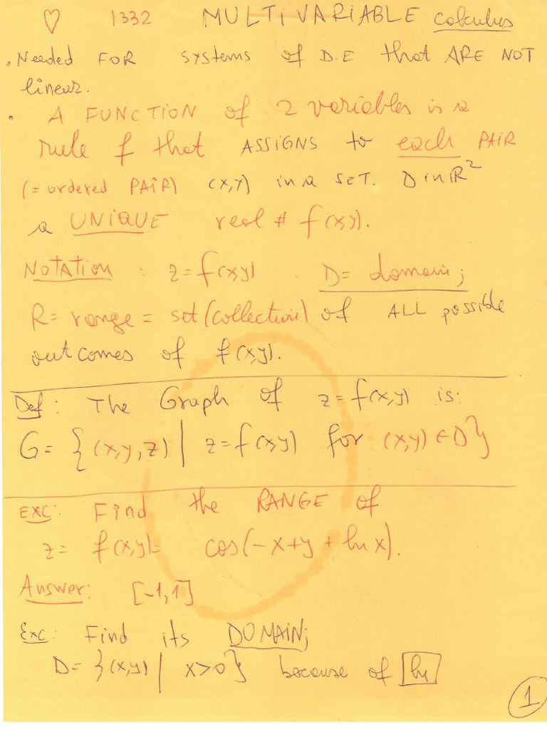 Mat1332 - Notes | PDF