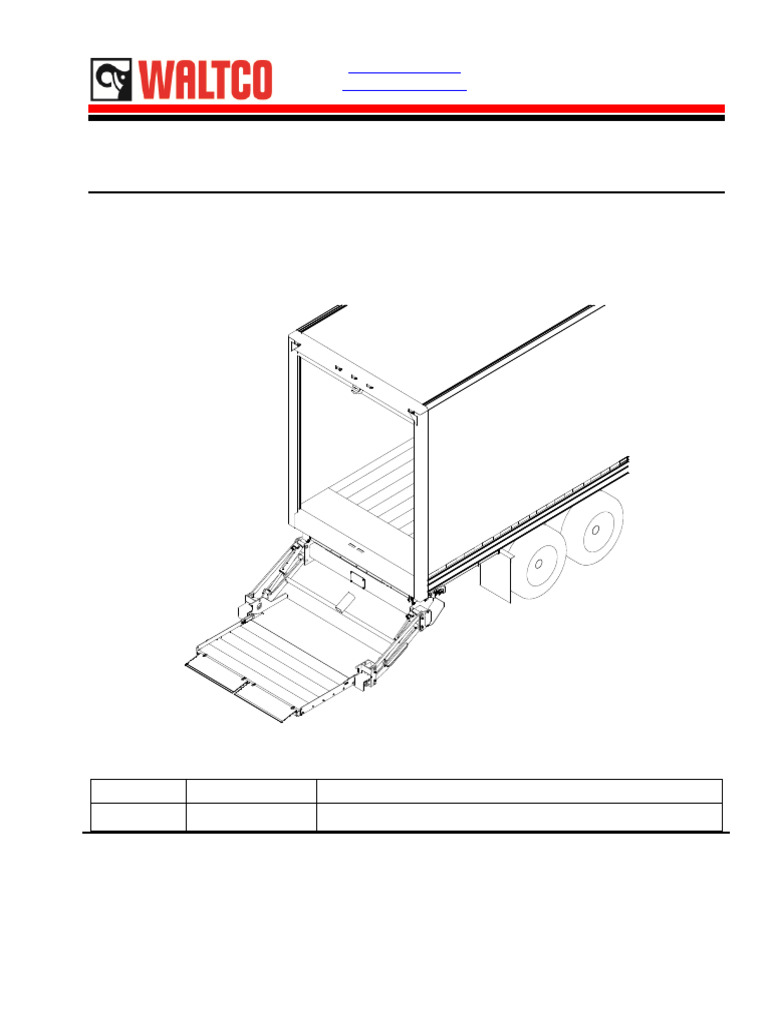 Waltco Liftgate Owner's Manual Guide | PDF | Electrical Wiring ...