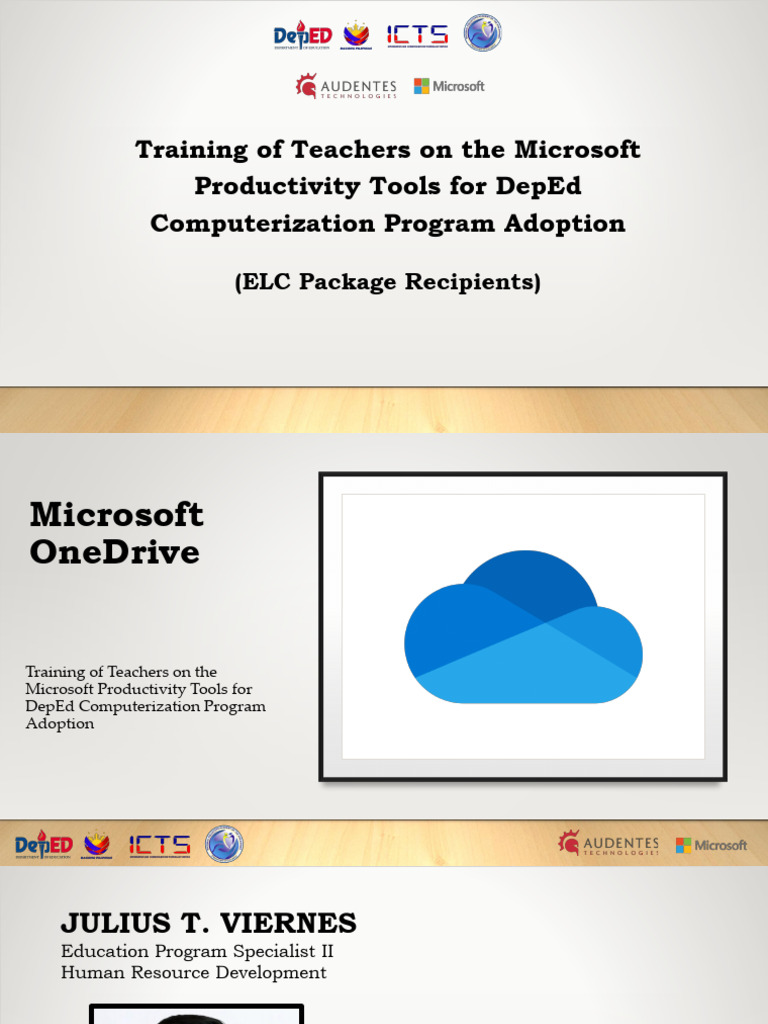 OneDrive Training for DepEd Educators | PDF | Computer File | Share Point