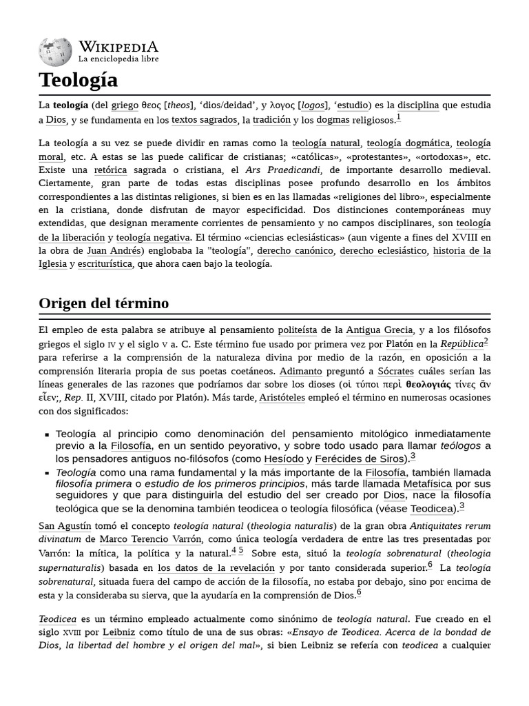 Teología | PDF | Teología | Apologética cristiana