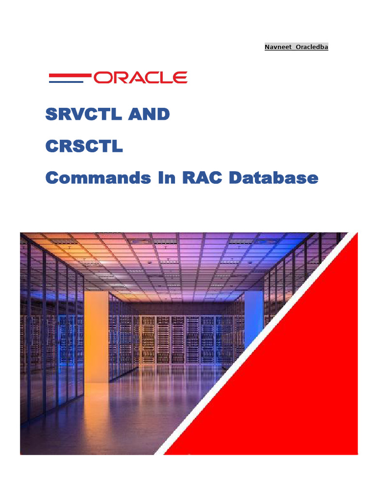 Srvctl and Crsctl Commands in Rac | PDF | Proprietary Software | Computer Science