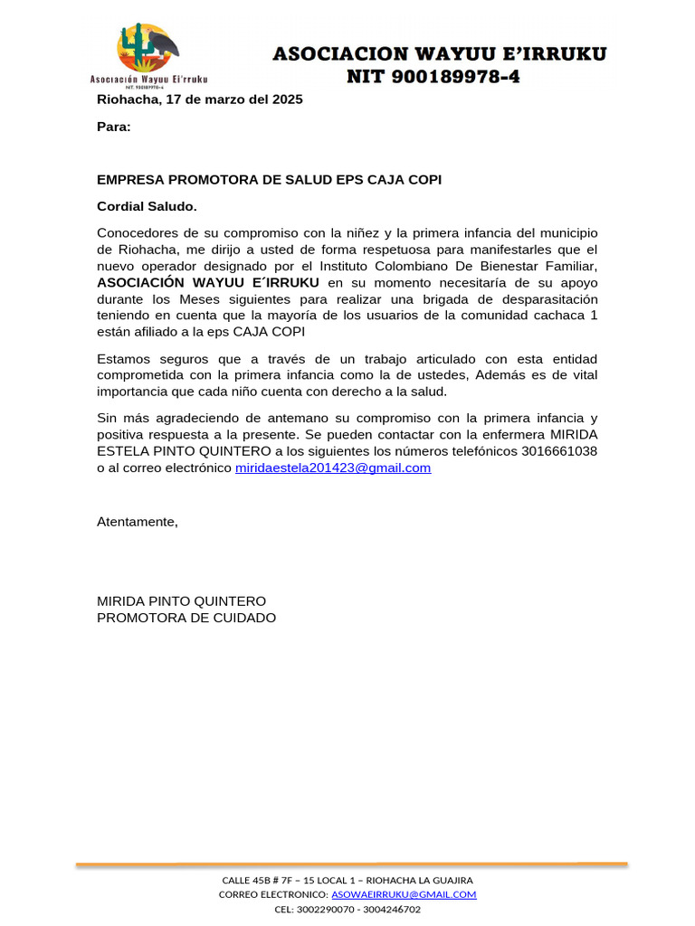 GESTION PARA CAJA COPI | PDF