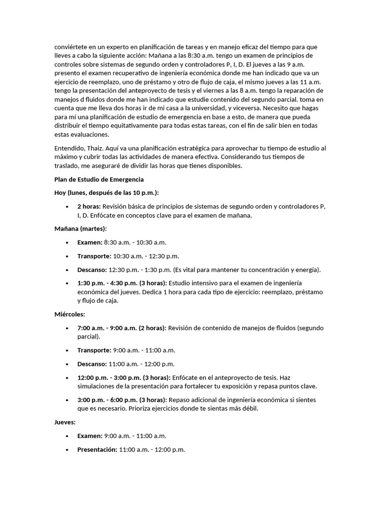 Plan de Estudios | PDF