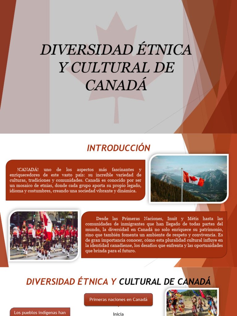 DIVERSIDAD ÉTNICA Y CULTURAL DE CANADÁ - Compressed | PDF | Canadá | Quebec