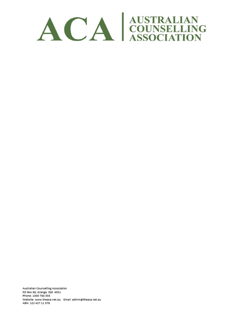 ACA Code of Ethics and Practice Ver15 | PDF | Counseling Psychology ...