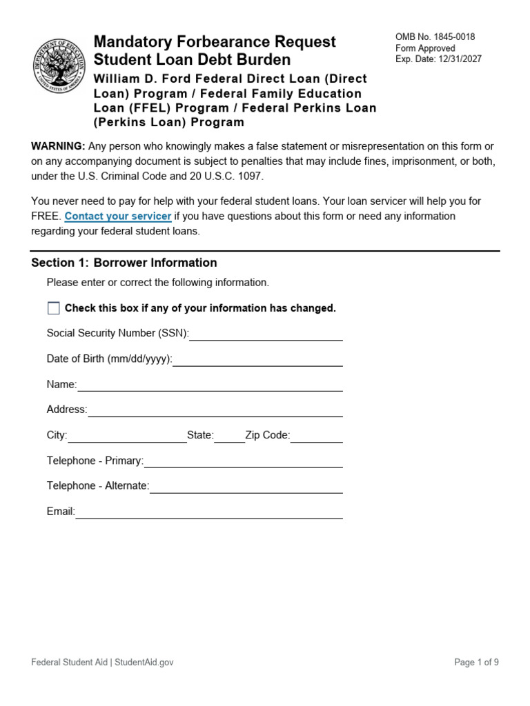 StudentLoanDebtBurdenForbearance en Us | PDF | Loans | Forbearance