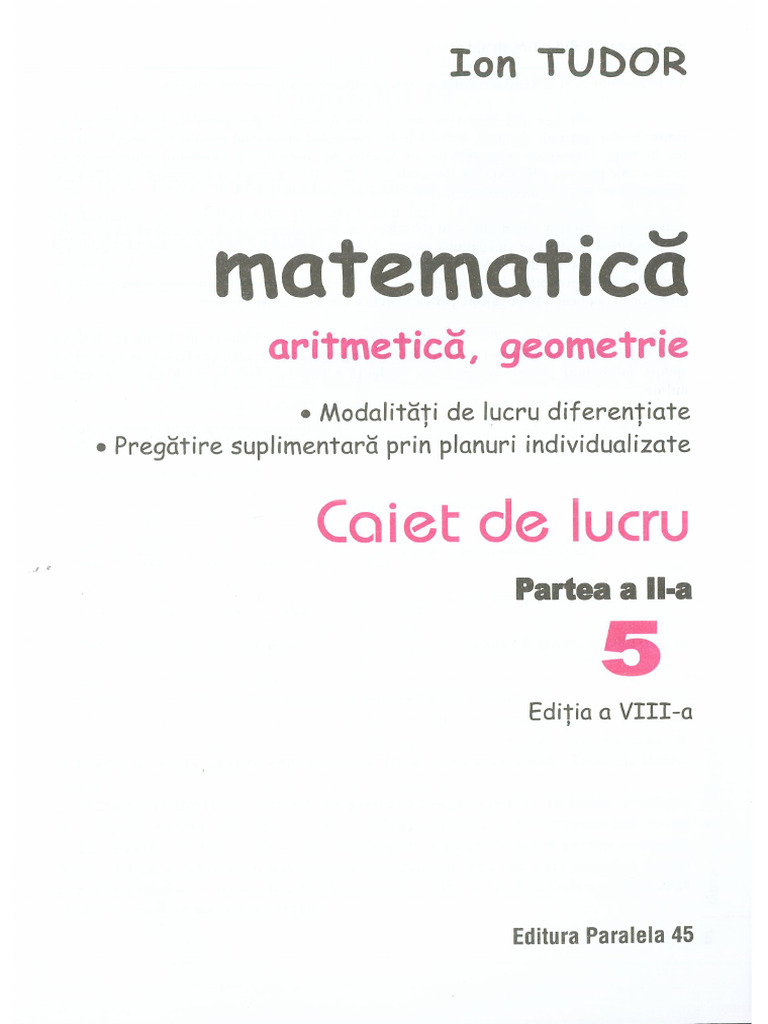 Matematica - Aritmetica Geometrie | PDF