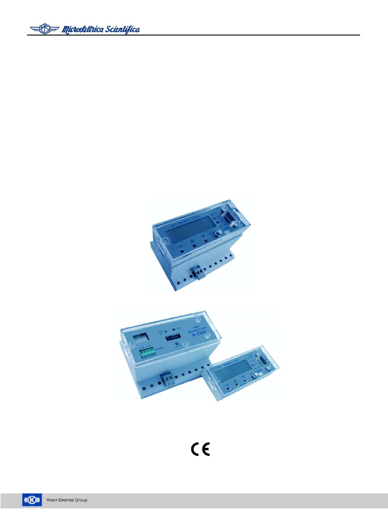 MO-0311-ING R1 - N-DIN-MAp | PDF | Power Supply | Relay