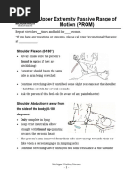 Completed Upper Extremity Rom Norms Sheet 1 | PDF | Anatomical Terms Of ...