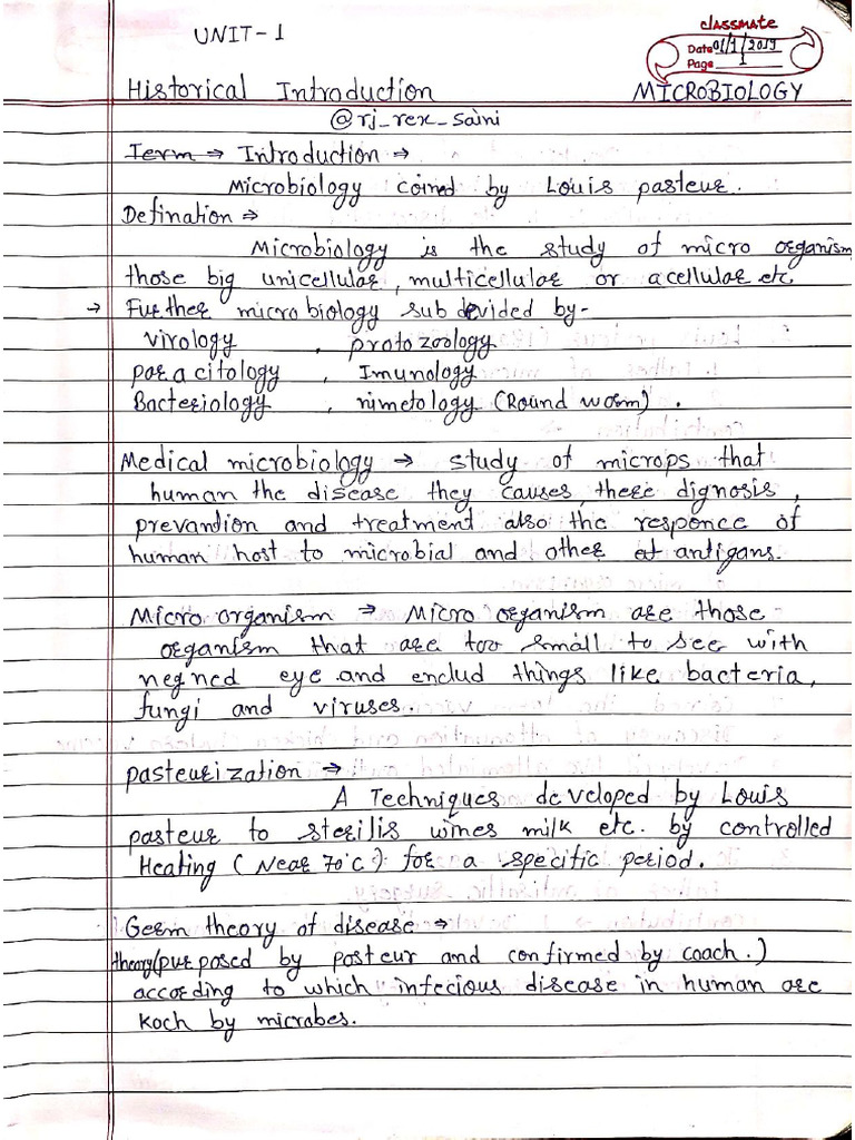 Complete Microbiology Notes | PDF