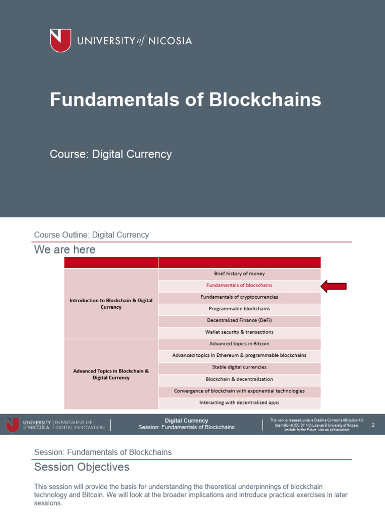Fundamentals of Blockchains | PDF | Bitcoin | Cryptocurrency