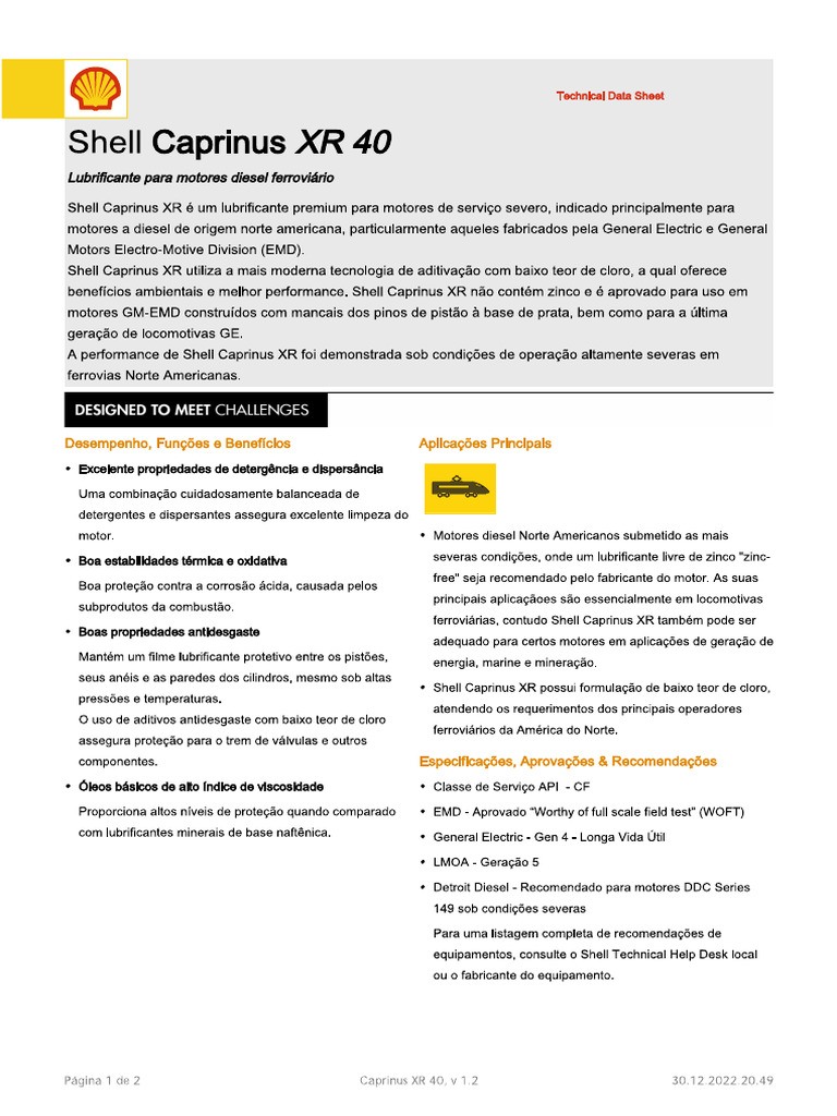 Caprinus XR 40 | PDF