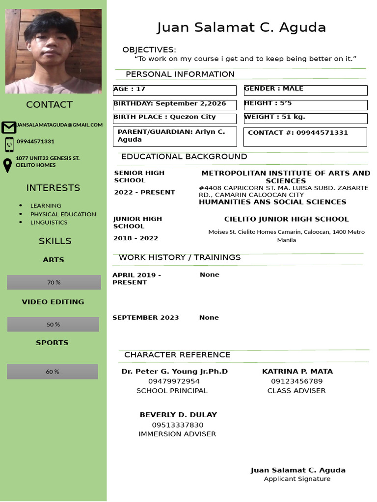 Ojt Resume Aguda1 | PDF