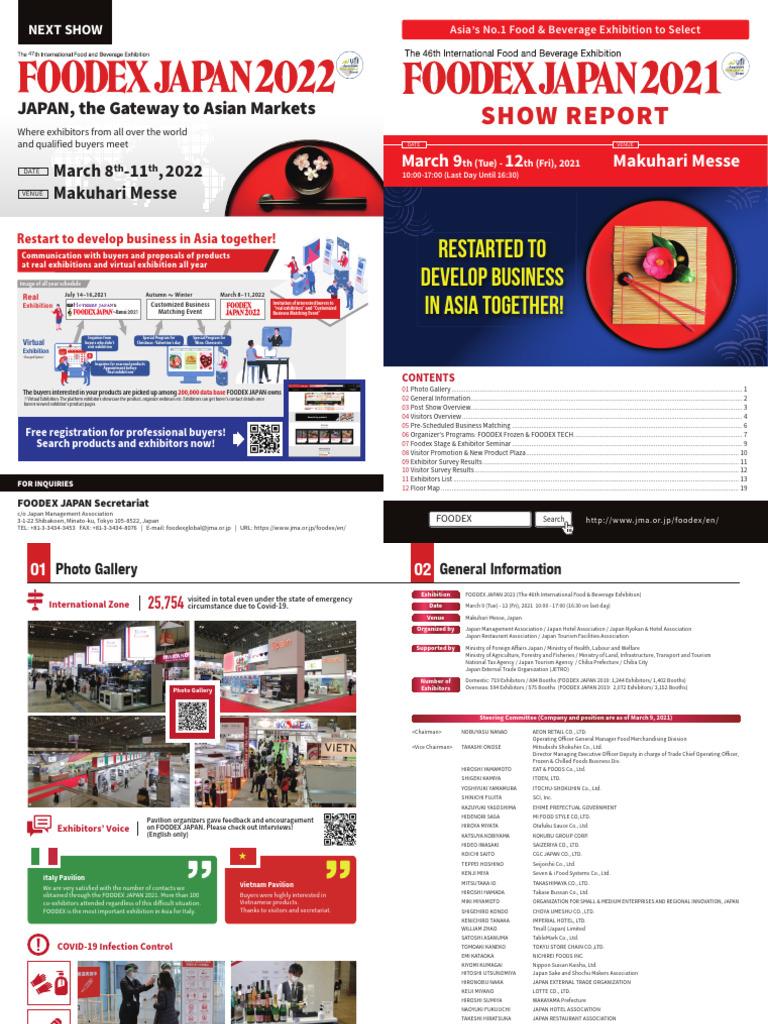 FOODEX 2021 Post Show Report | PDF