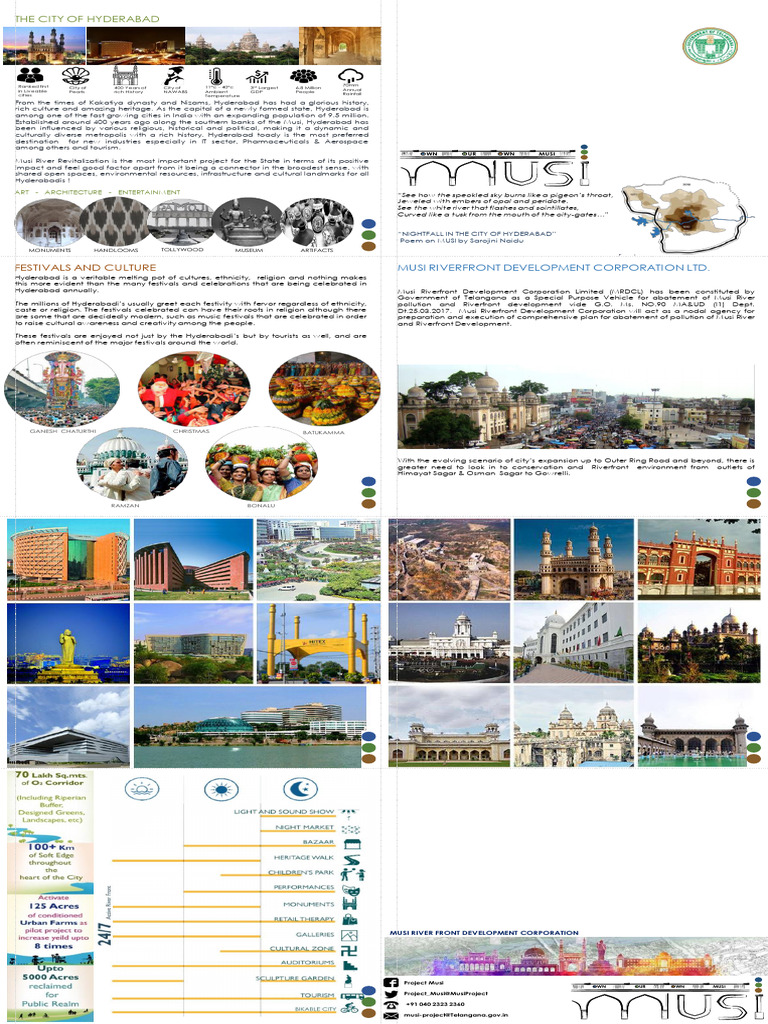 Musi Riverfront Development Overview | PDF | Earth Sciences | Hydrology