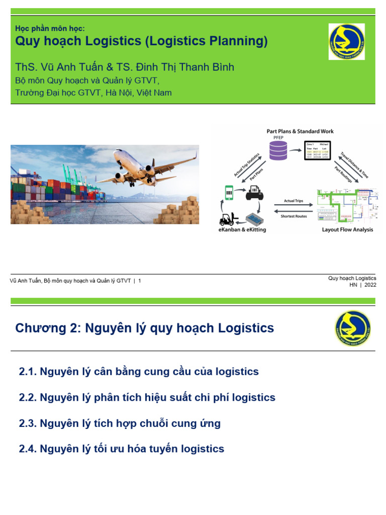 QH-Logistics - Ch2-Nguyên Lý Quy Ho CH Logistics | PDF