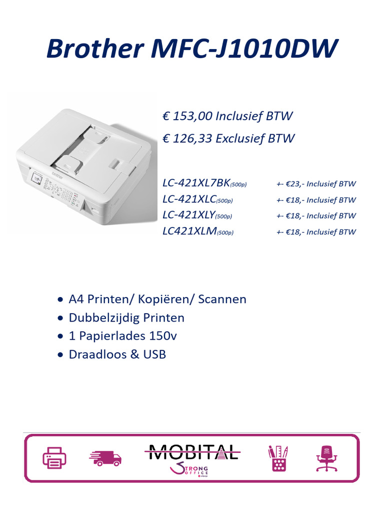 Brother MFC-J1010DW | PDF