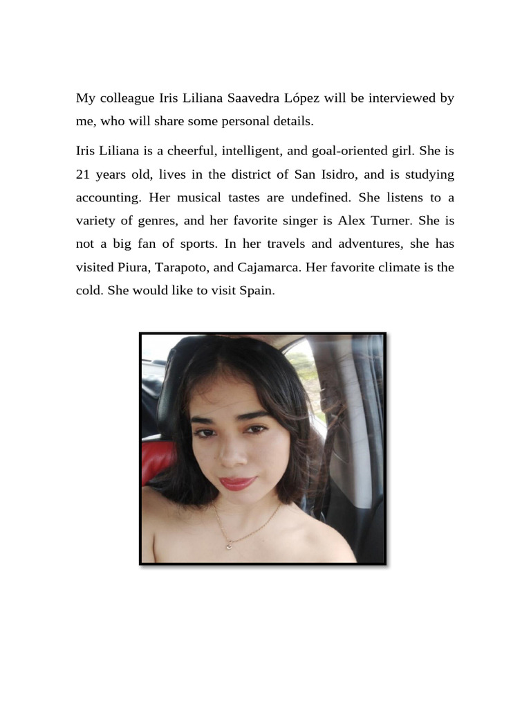 Entrevista A Mi Compañera | PDF