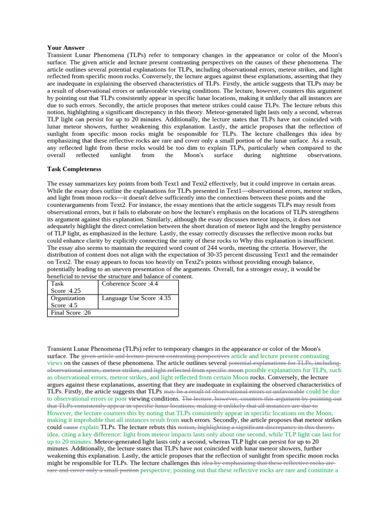 Understanding Transient Lunar Phenomena | PDF | Moon