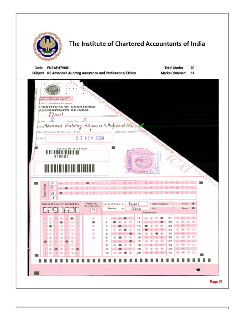 AIR 1 - Rishab Ostwal - Audit (Descriptive) | PDF | Professional Ethics | Applied Ethics