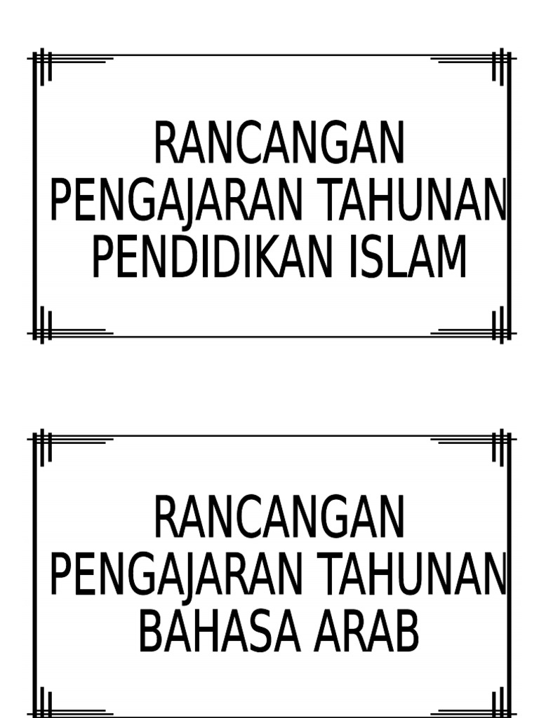 KULIT DEPAN RPT | PDF