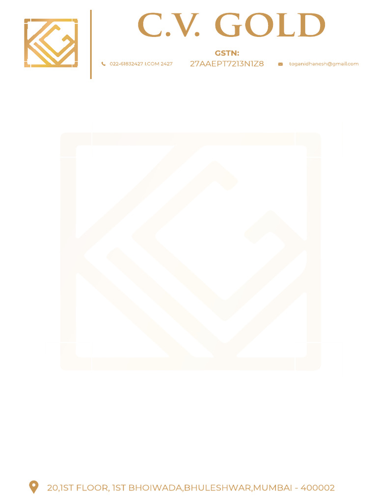 CV Gold Letter | PDF