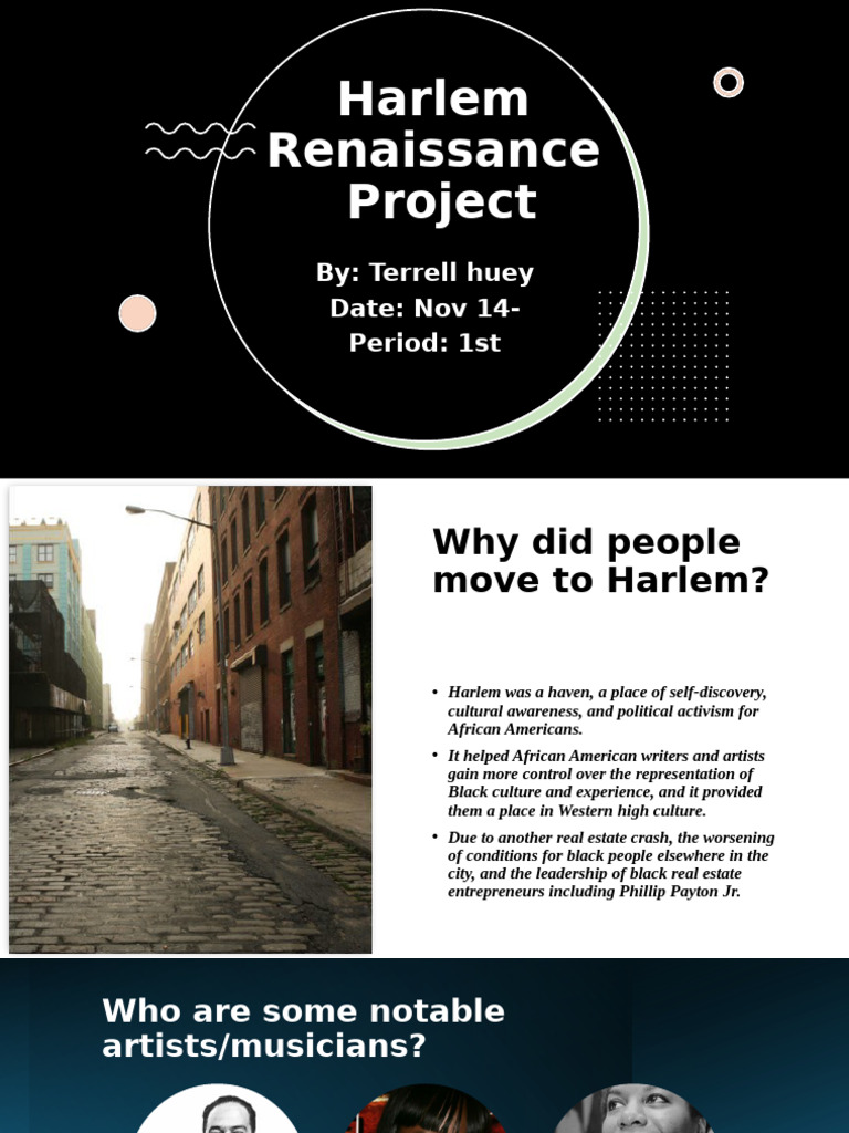 Harlem Renassiance Projectrr | PDF | Harlem Renaissance