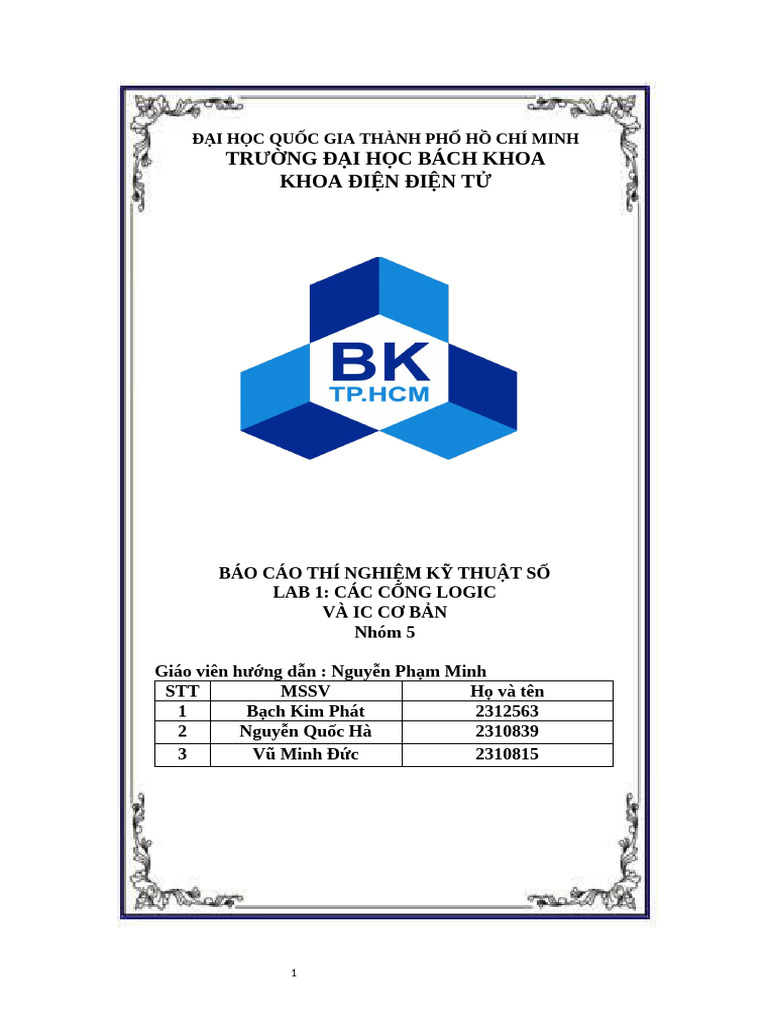 BCLab 1 KTS | PDF