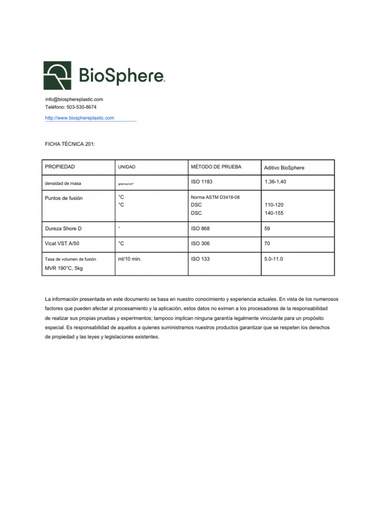 TDS-201 Original Formulation | PDF