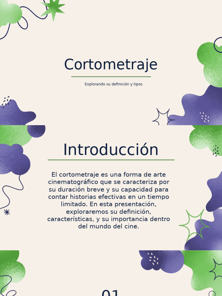 Características y tipos de cortometrajes | PDF | Animación | Documental