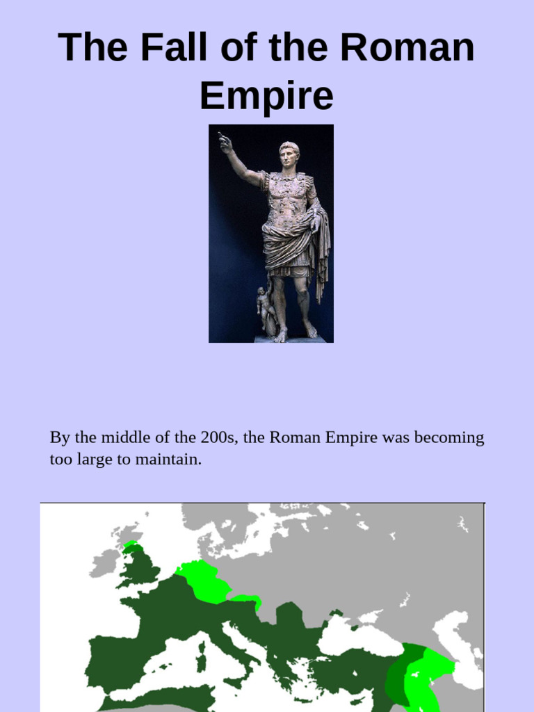Fall of The Roman Empire | PDF | Byzantine Empire | Ancient Rome