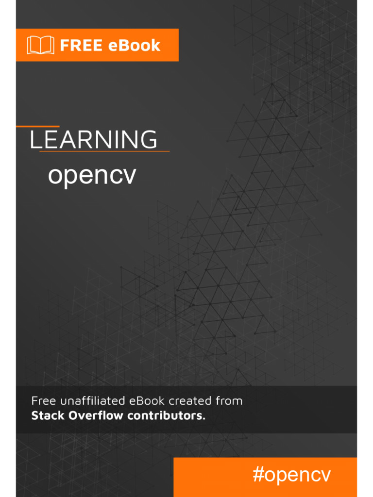 Open CV Book | PDF