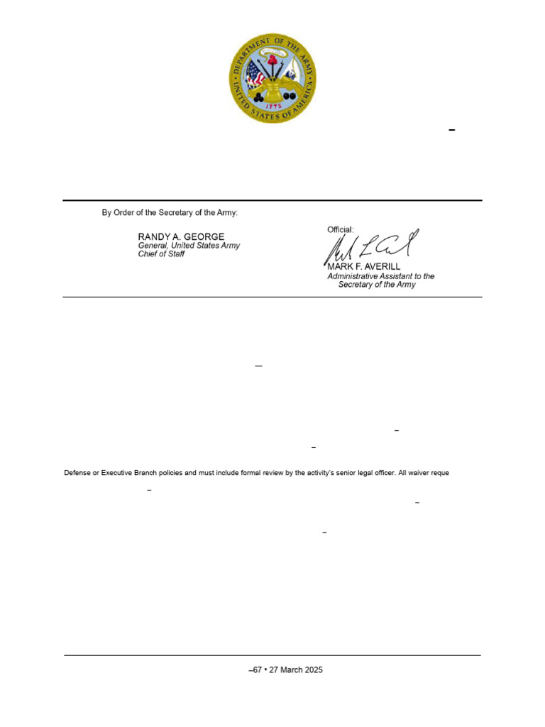 Army Regulation 380-67 Overview | PDF | Security Clearance | Classified ...