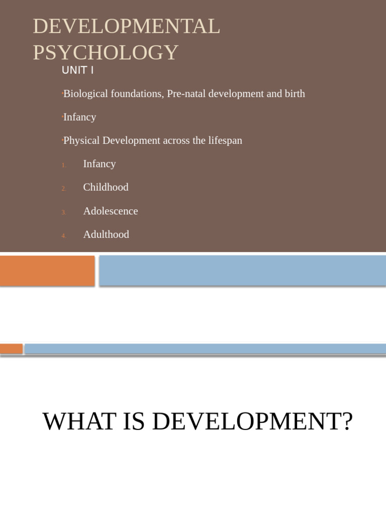 Developmental Foundations | PDF | Developmental Psychology | Dna