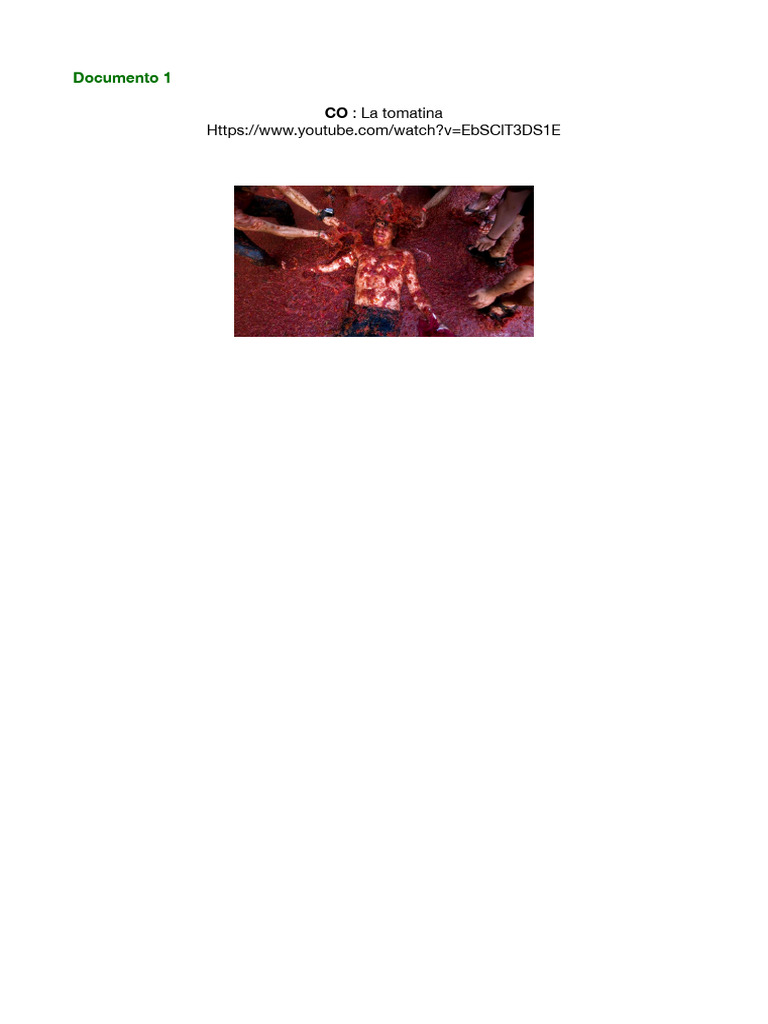 Fiestas populares en España: Tomatina y Fallas | PDF | España | Eventos ...