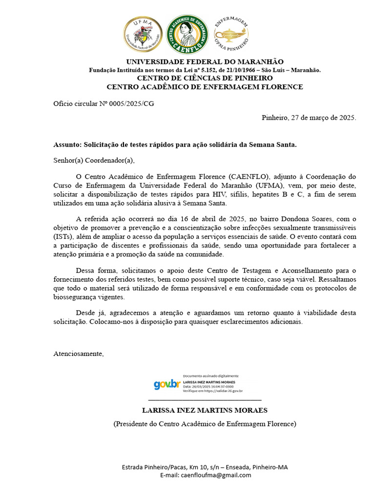 Oficio Circular - CTA (1) Assinado | PDF