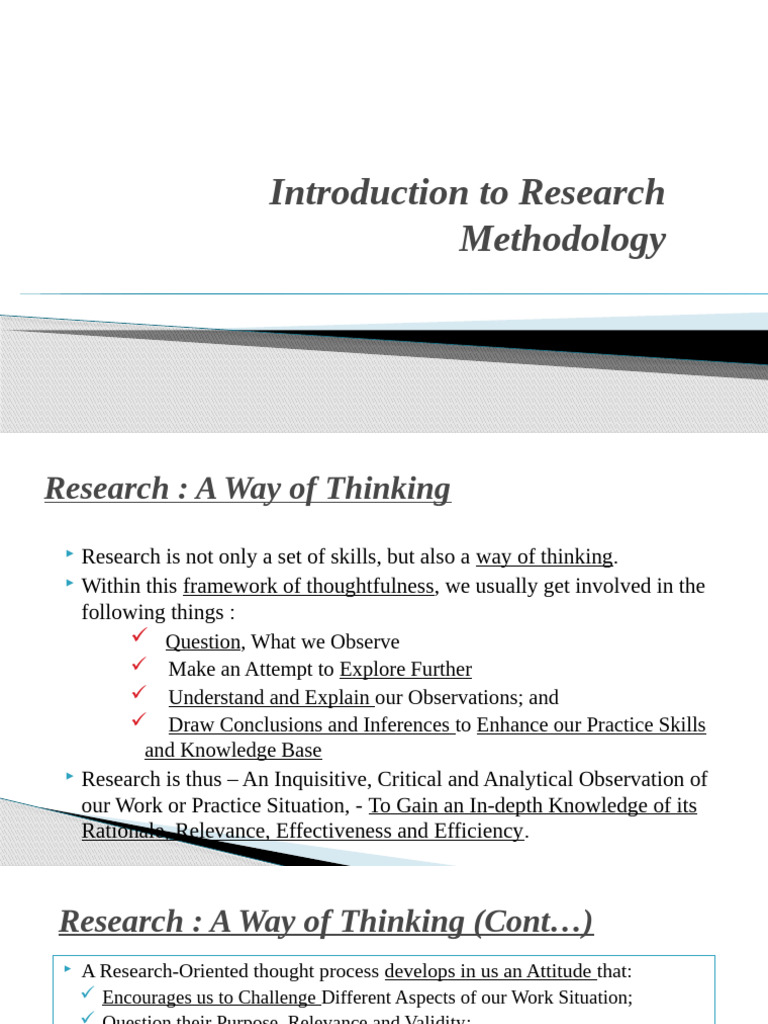 Understanding Research Methodology Basics | PDF | Methodology ...