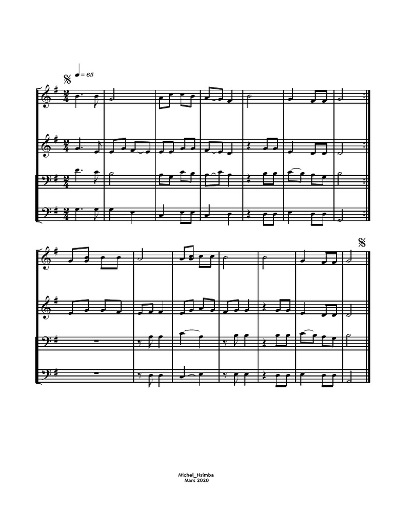 Eh! Yezu Mawa - Michel Nsimba | PDF