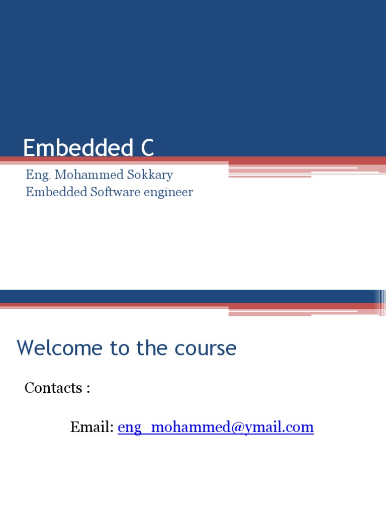 Embedded C | PDF | C (Programming Language) | Control Flow Embedded C | PDF | C (Programming Language) | Control Flow