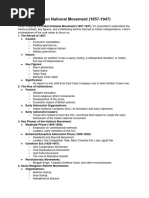 Overview of Modern Indian History | PDF