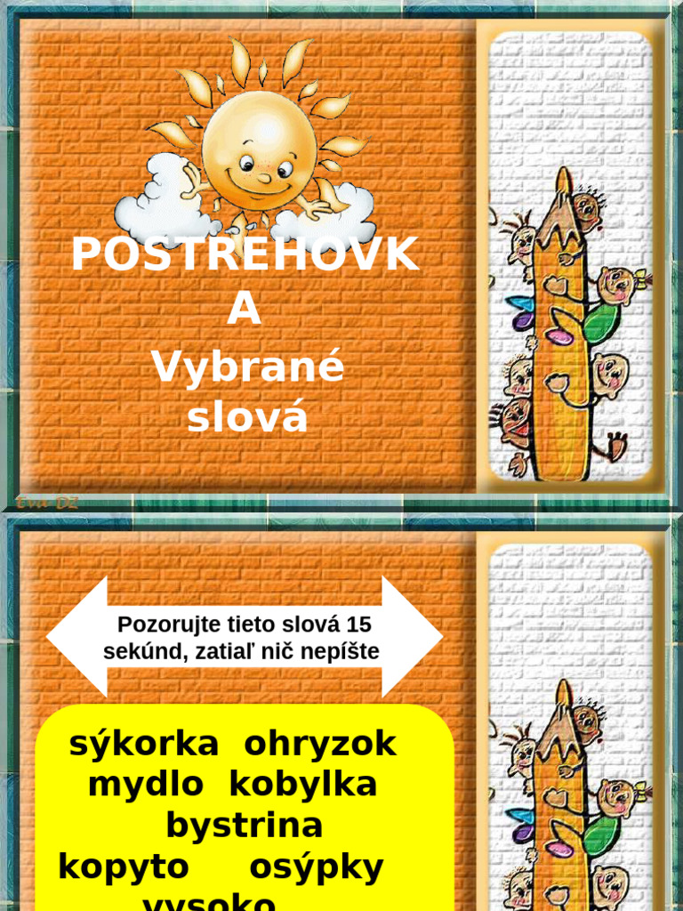 Postrehovka Vybrane Slova | PDF