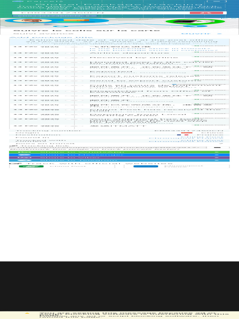Universal Parcel Tracking - Global Package Tracking | PDF | United ...